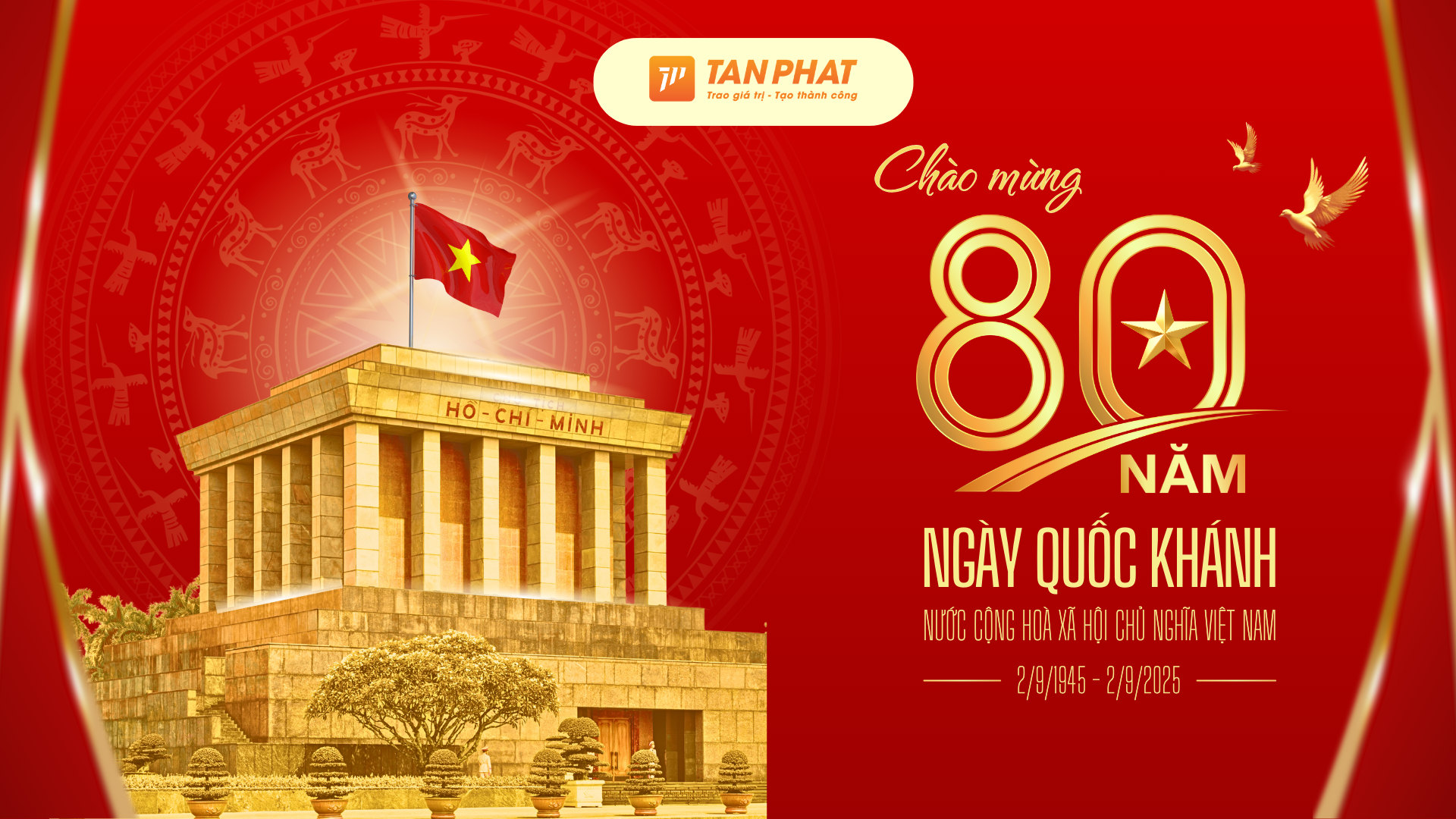 Mừng Tết Độc lập 2/9 - 80 năm Quốc Khánh Việt Nam Tháng 10